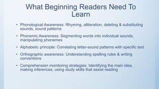 Educ 551 recognizing and overcoming reading problems | PPT