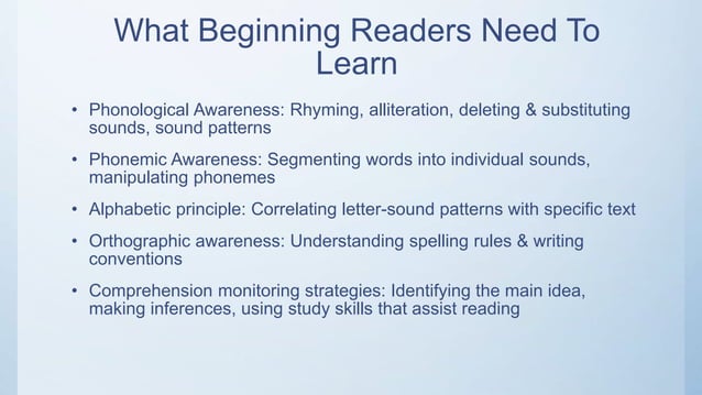 Educ 551 recognizing and overcoming reading problems | PPT