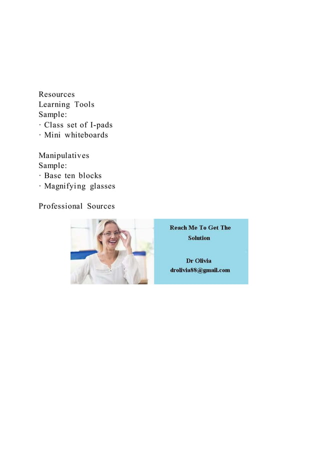 EDUC 571Curriculum Project Mapping, Charts, Evidences, and Reso | PDF