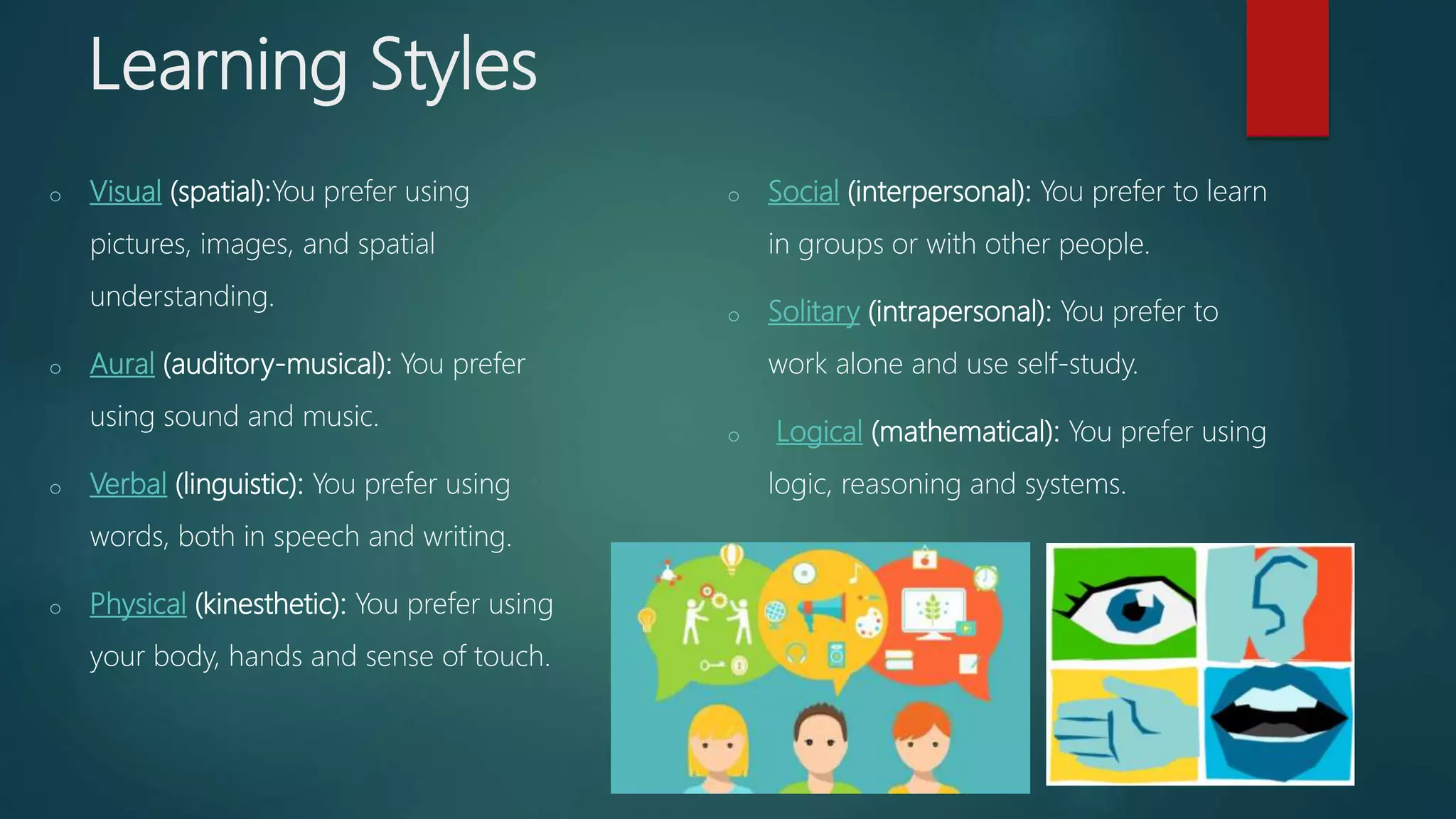 learner characteristics and learning styles and strategies | PPTX ...