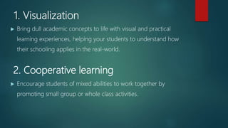 learner characteristics and learning styles and strategies | PPTX