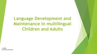 language acquisition and development | PPTX