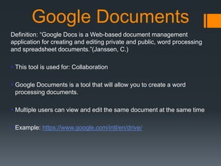 Daniel Janicki's EDUC-6135 Technology Overview | PPT