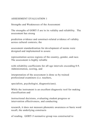 EDUC 622Data Collection Template for Assessment EvaluationsCol.docx