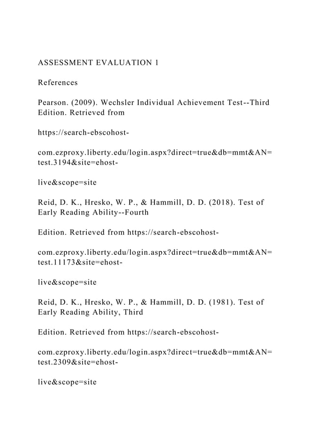 EDUC 622Data Collection Template for Assessment EvaluationsCol.docx