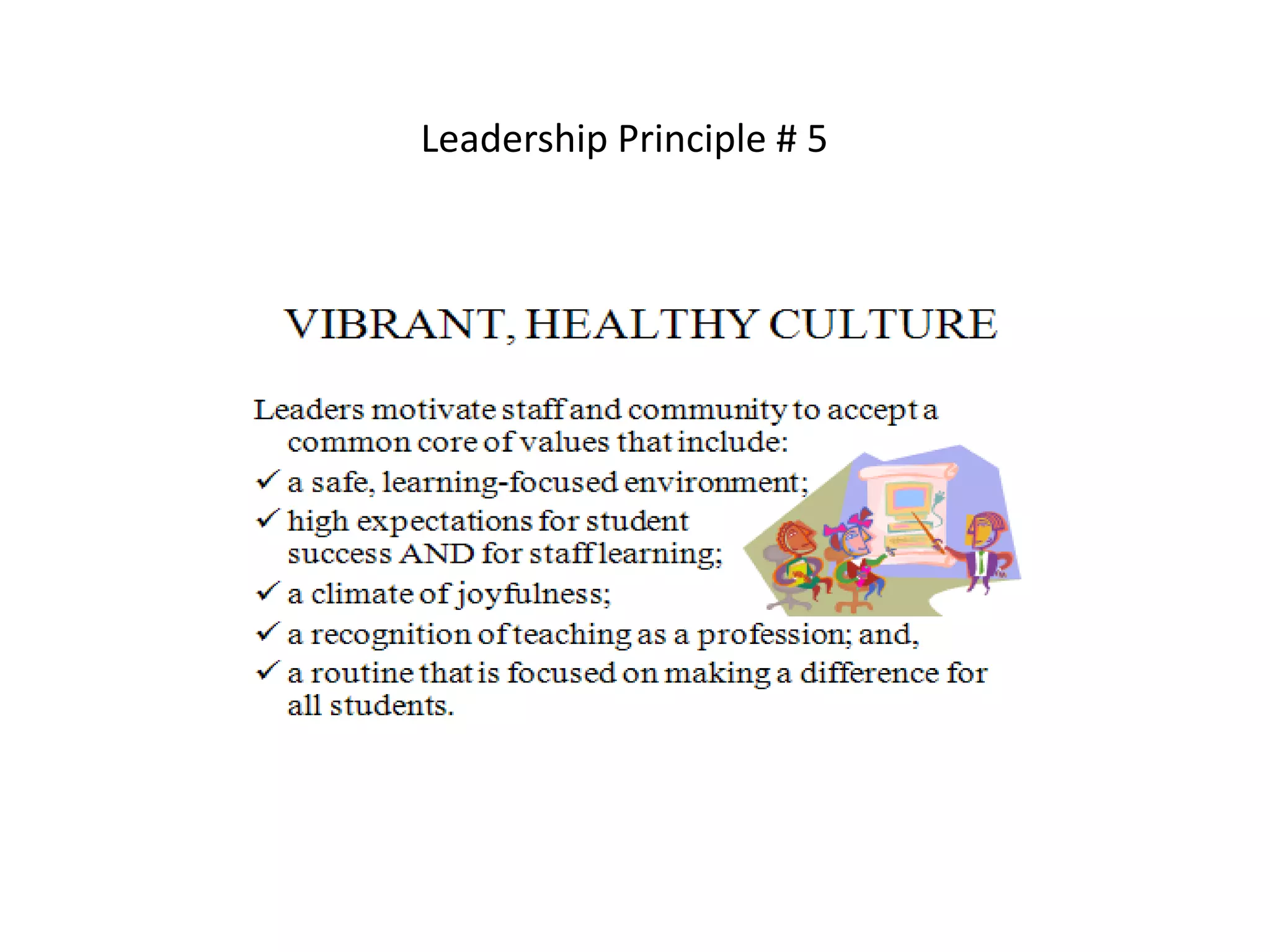 w5 eight principles of leadership | PPTX