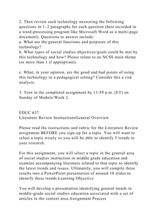 EDUC 637Technology Portfolio InstructionsGeneral OverviewF.docx