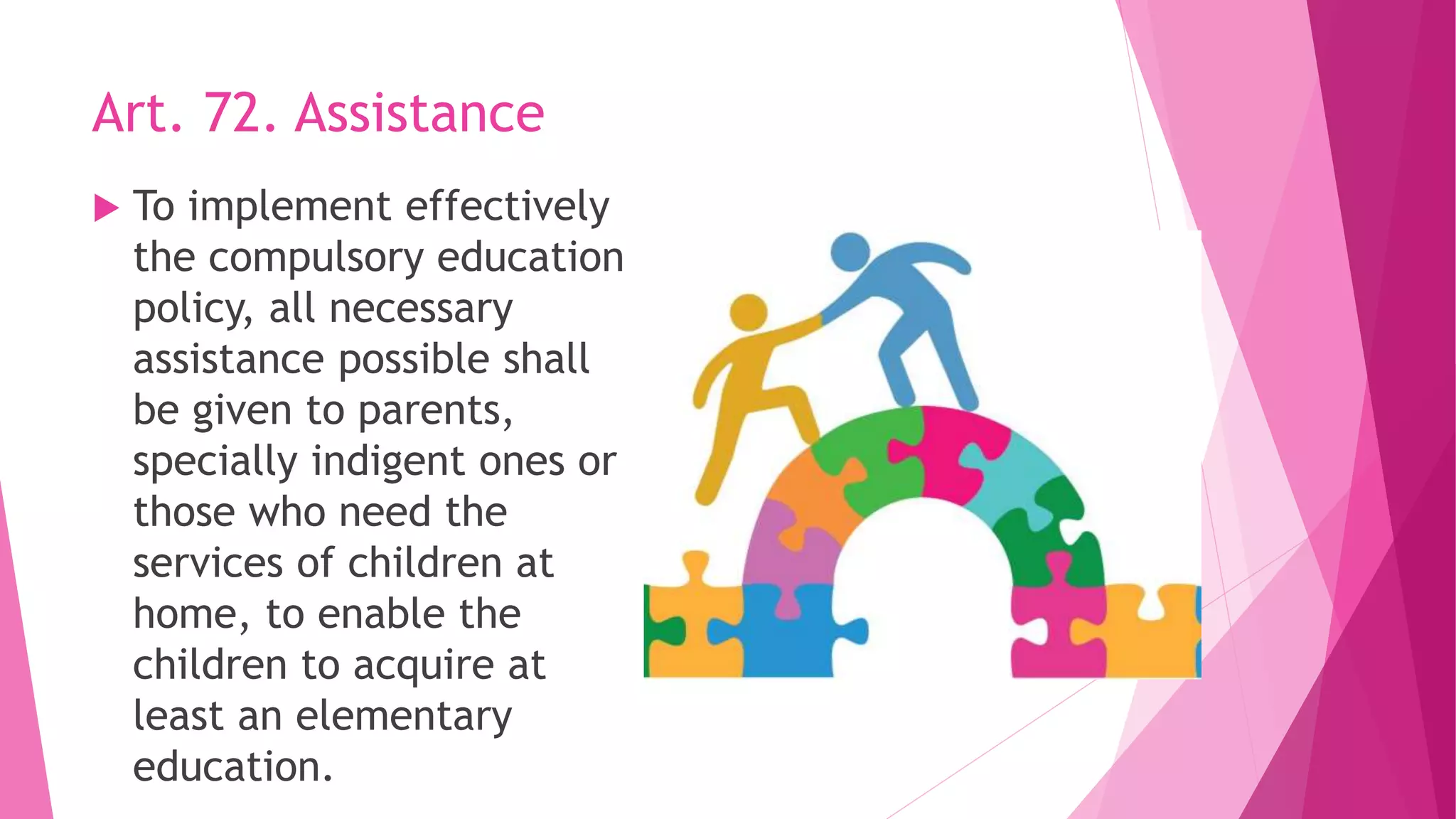 THE CHILD AND YOUTH WELFARE CODE | PPTX