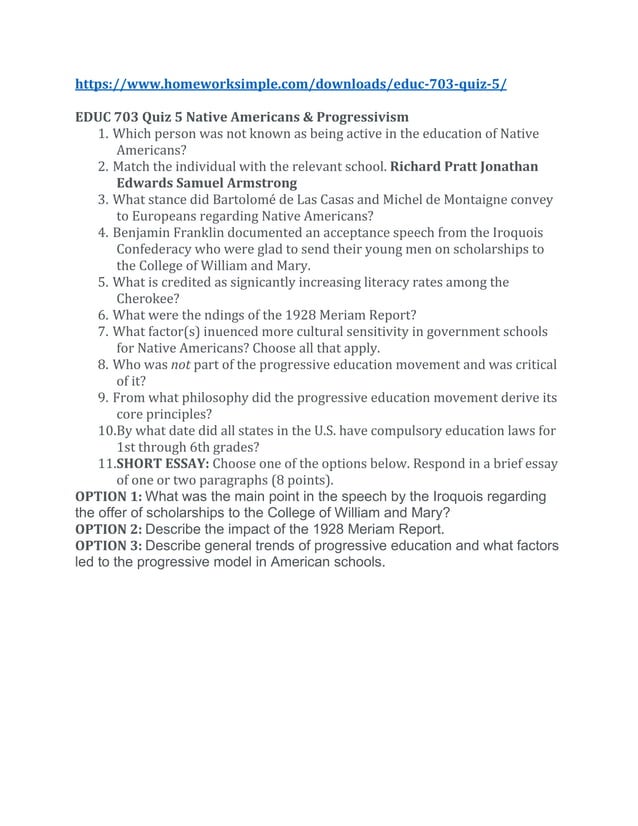 EDUC 703 Quiz 5 Native Americans Liberty.docx