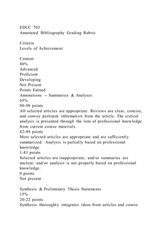 EDUC 703Topic Proposal TemplateStudent Name _______Michael | DOCX