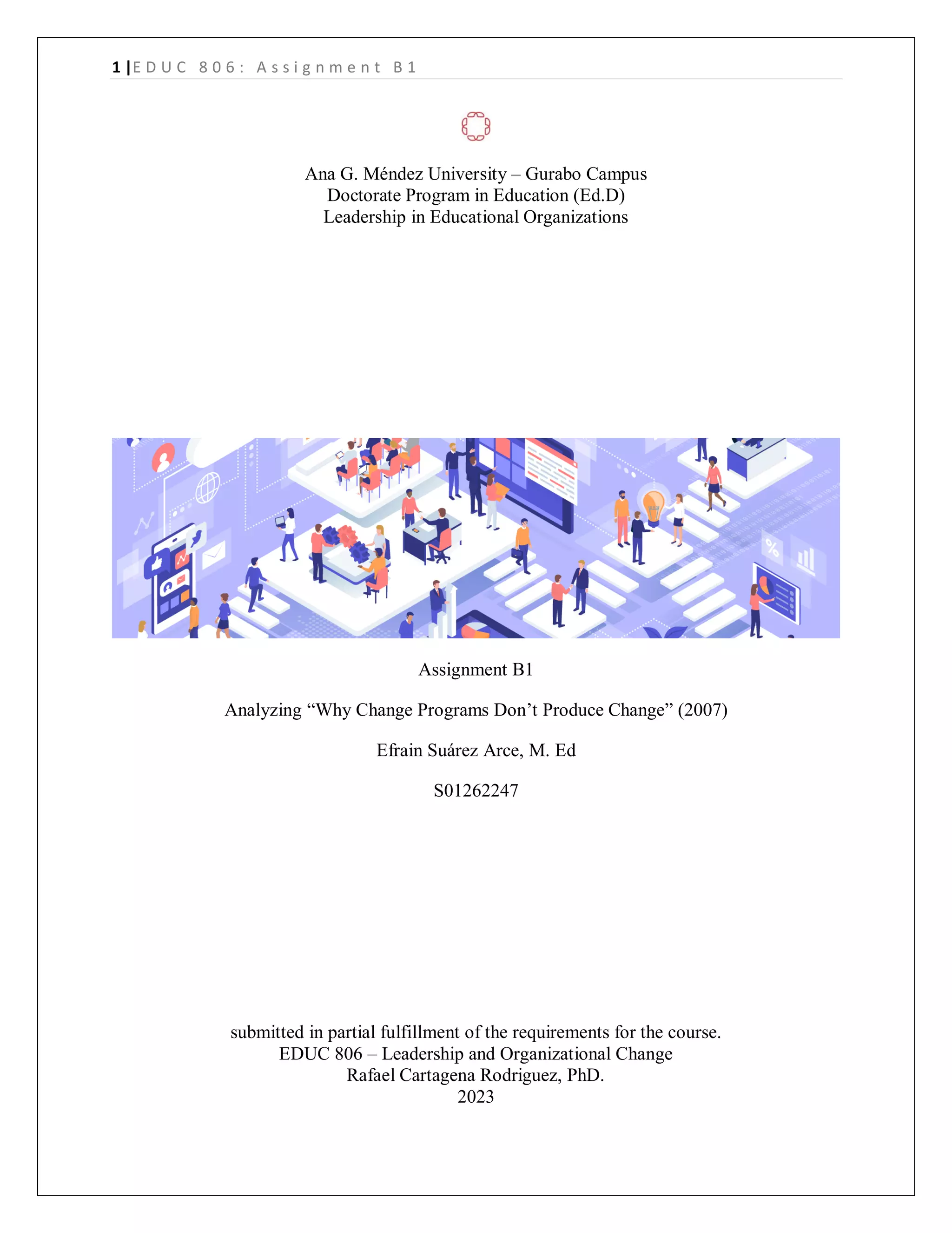 Why Change Programs Don’t Produce Change | PDF