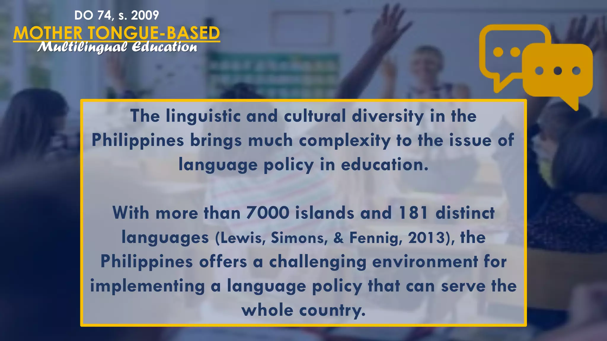 Mother Tongue-Based Multilingual Education in the Philippines | PDF