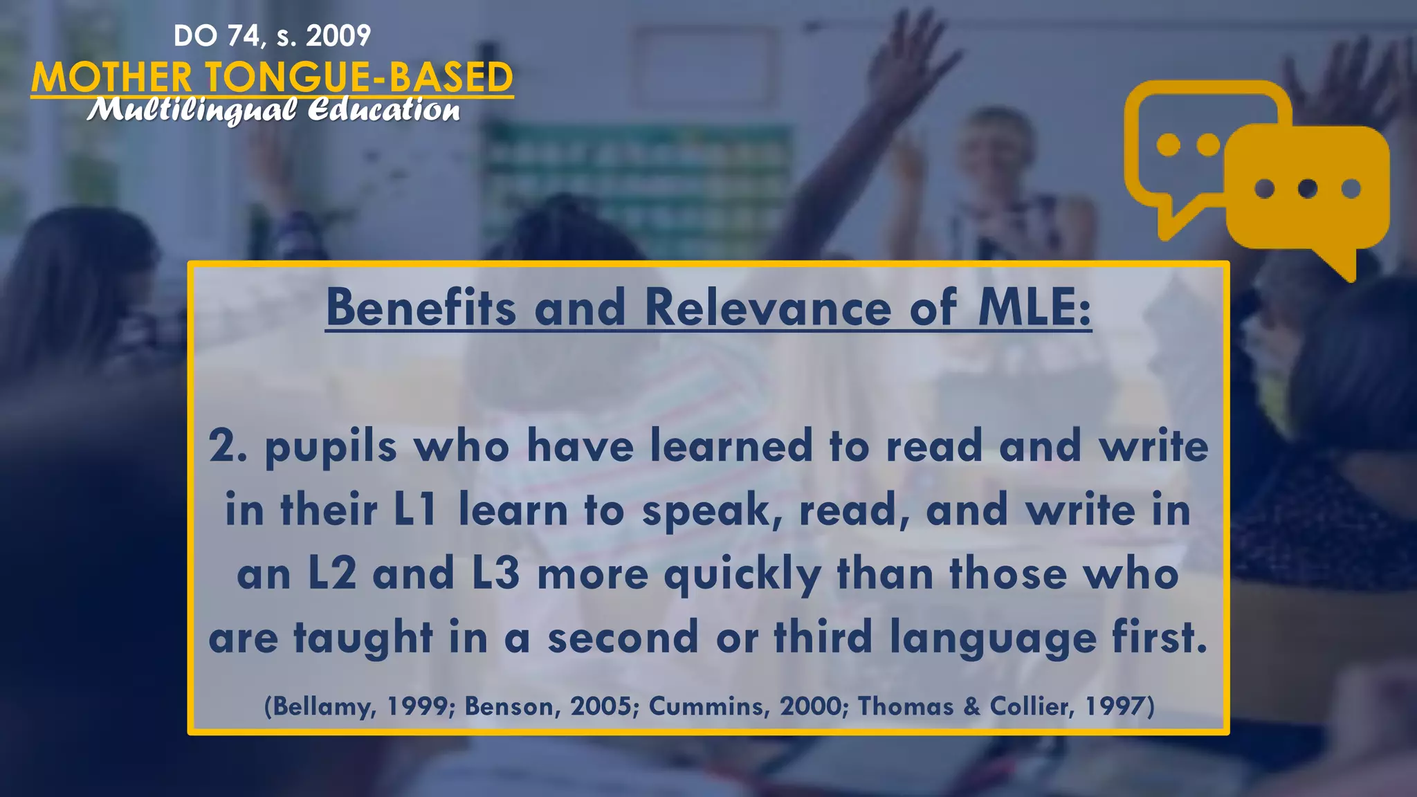 Mother Tongue-Based Multilingual Education in the Philippines | PDF