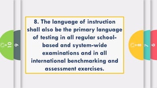 Mother Tongue-Based Multilingual Education in the Philippines | PDF
