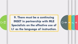 Mother Tongue-Based Multilingual Education in the Philippines | PDF