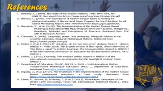 Mother Tongue-Based Multilingual Education in the Philippines | PDF