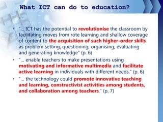 A Model for E-Education: Extended Teaching Spaces and Extended Learning ...