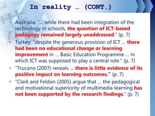 A Model for E-Education: Extended Teaching Spaces and Extended Learning ...