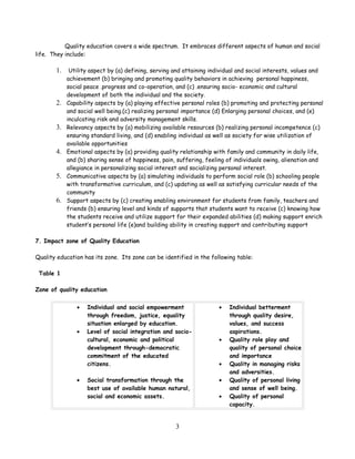 Educaation for quality | PDF