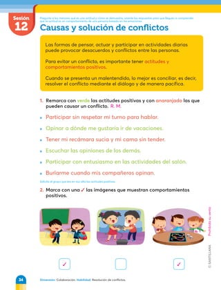 Educación socioemocional-3-rd tercer grado | PDF