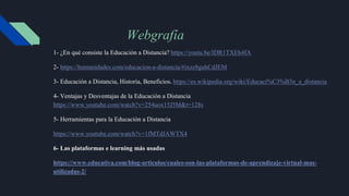 Educación a distancia ventajas y desventajas | PPTX