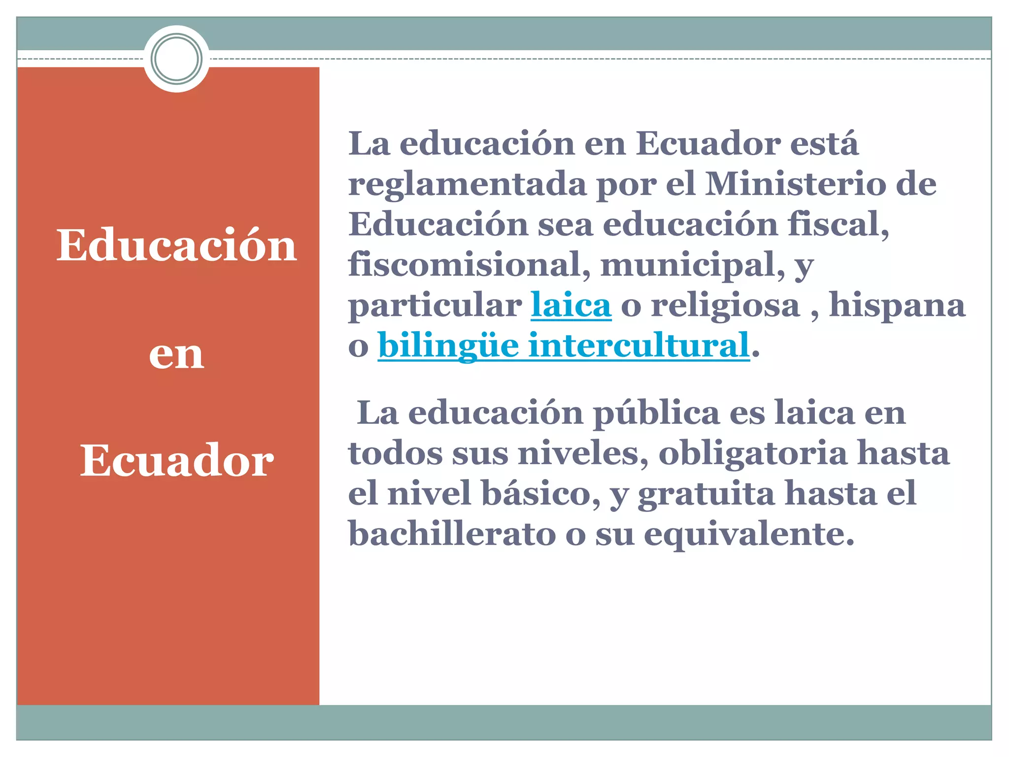 Educación General Basica | PPTX