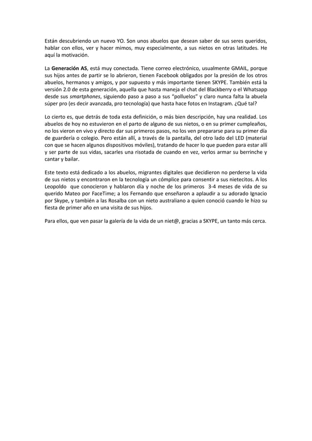 Educación: ¿para qué? , experiencias de e-learning | DOC | Technology & Computing