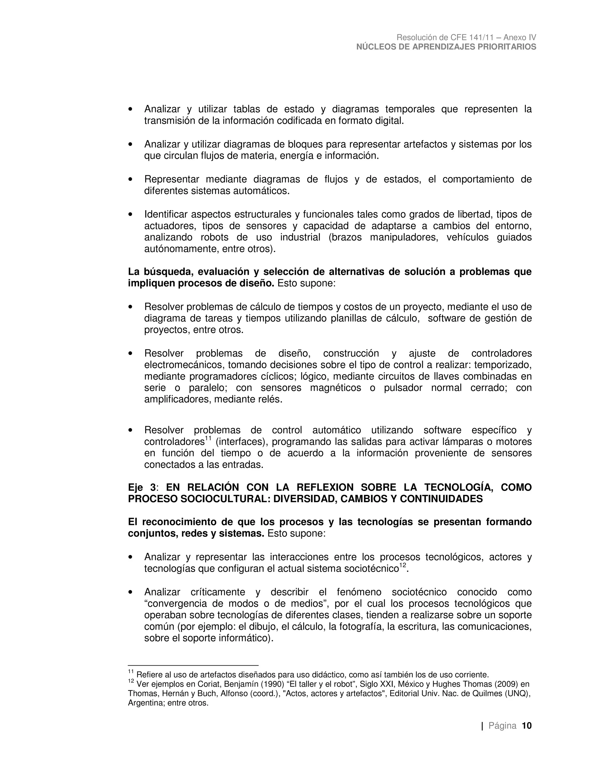 Educaci n tecnol_gica_nap_secundaria | PDF