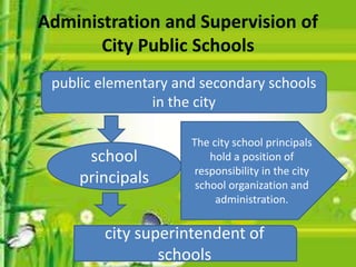 Educ admin report | PPTX