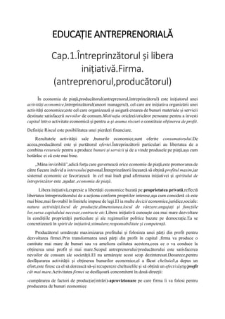 Educație antreprenorială | PDF