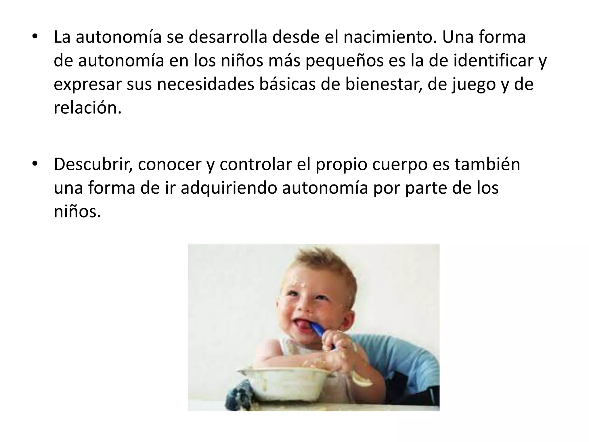 Educando la autonomía de nuestros hijos | PPT