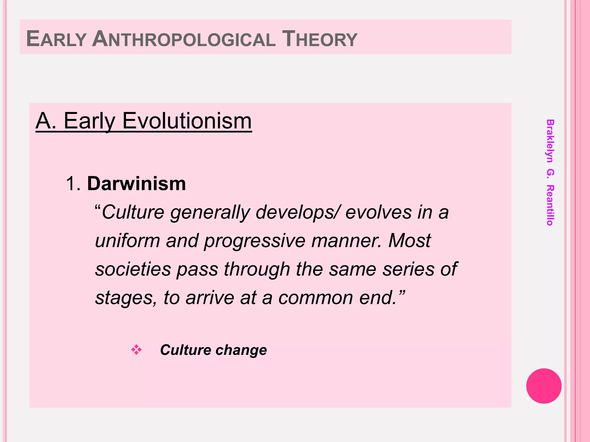 Anthropological Theories and Theoretical Orientations | PPTX