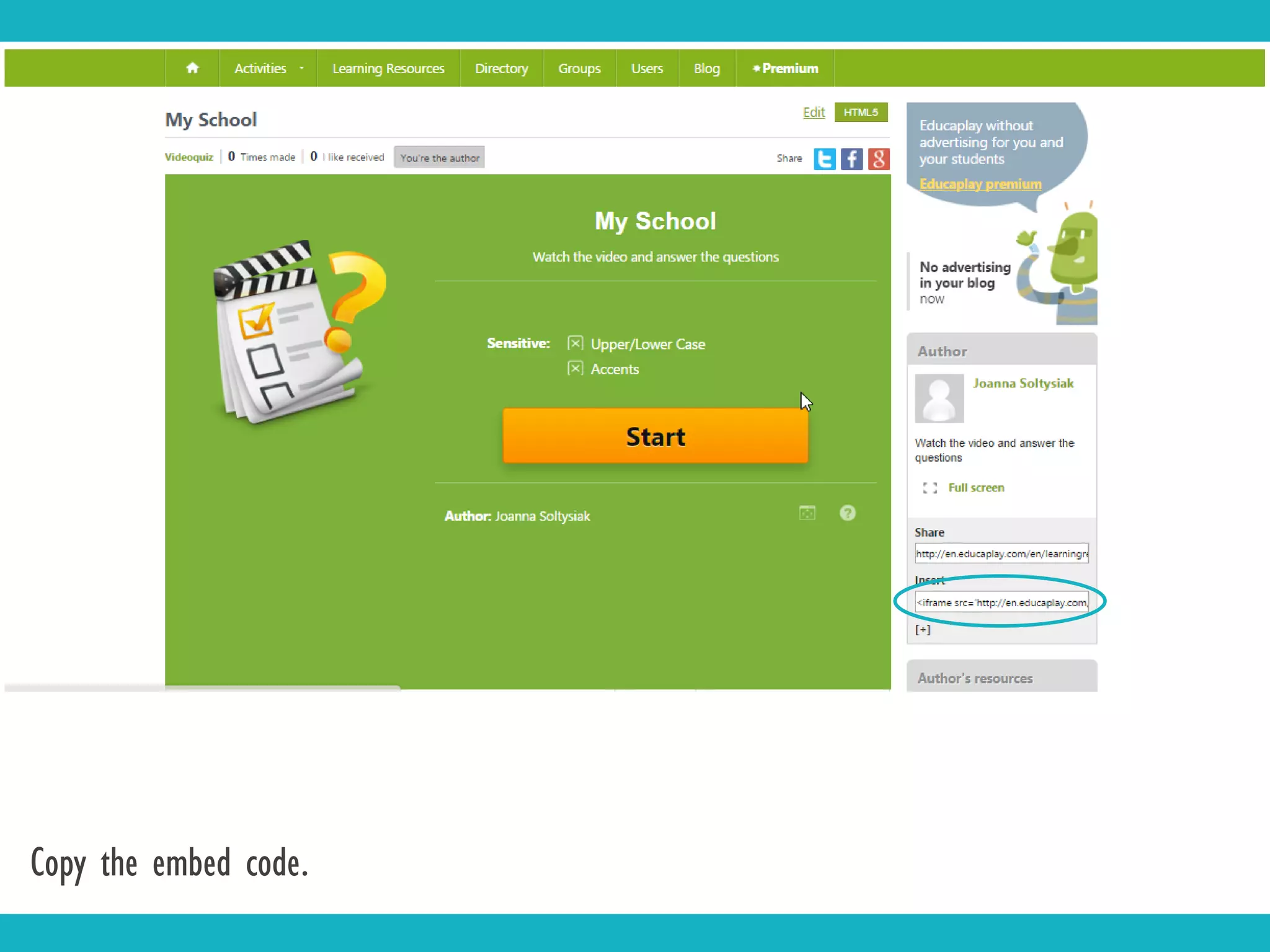 How to make ... Educaplay | PDF