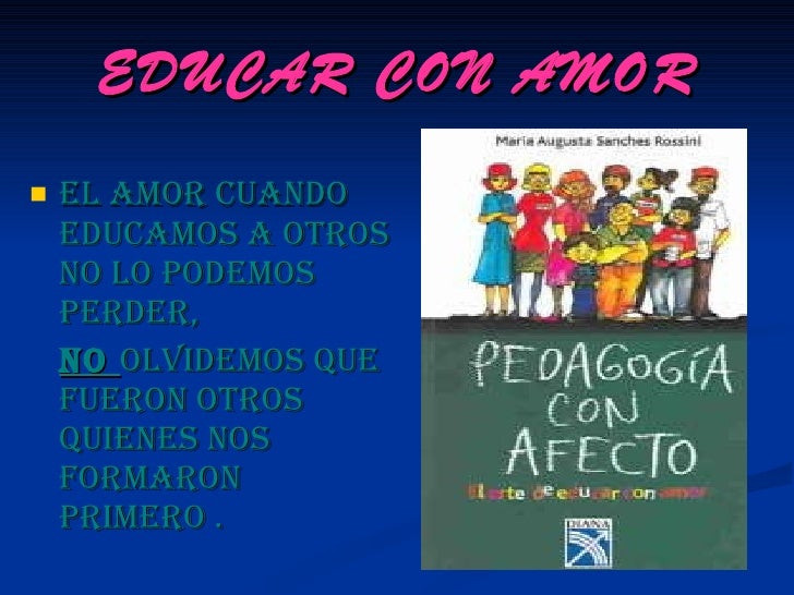 Educar con amor 1