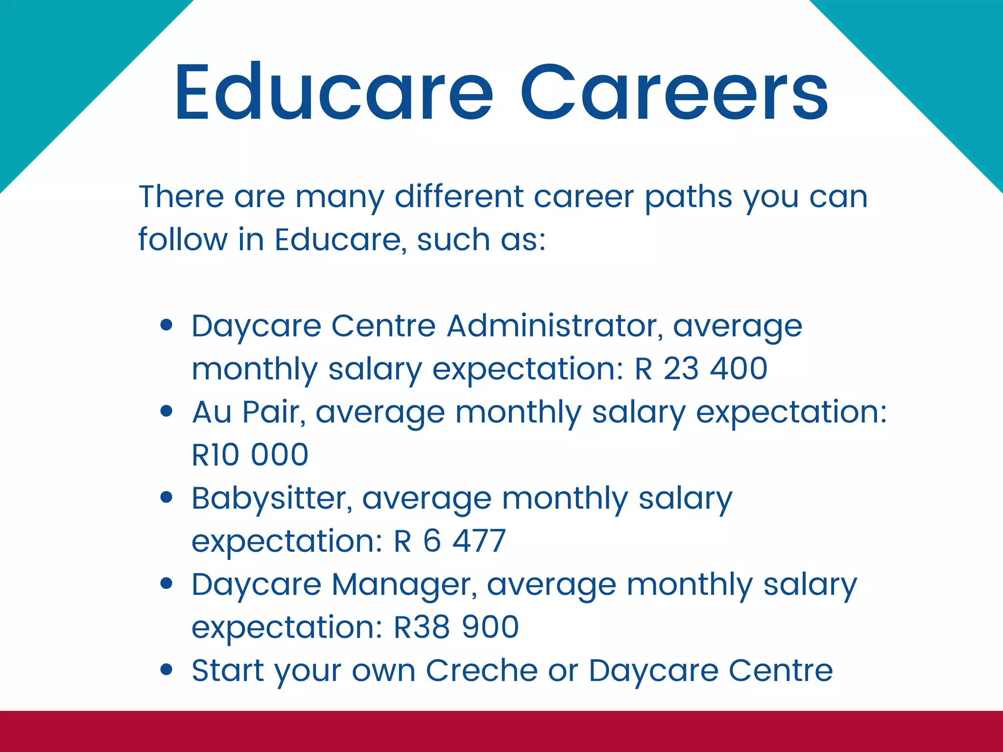 Educare careers and courses