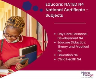 Educare NATED N4 National Certificate | PDF