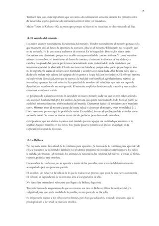Educar en el asombro, catherine l’ecuyer resumen | PDF