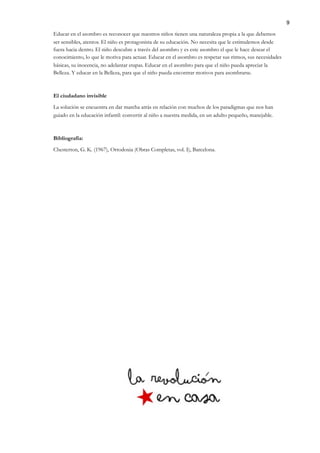 Educar en el asombro, catherine l’ecuyer resumen | PDF