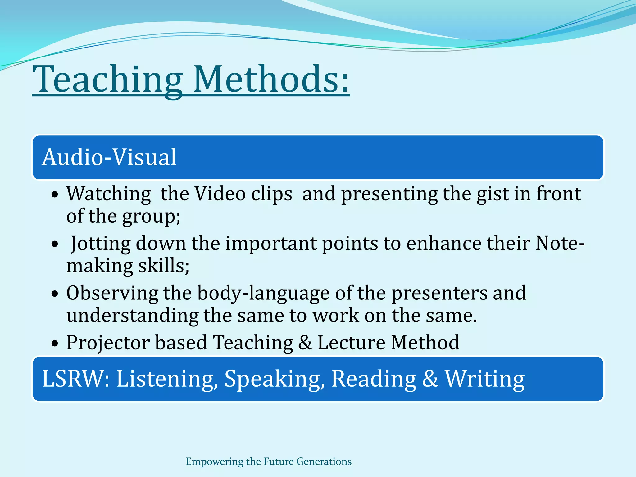 Educare Presentation | PPTX