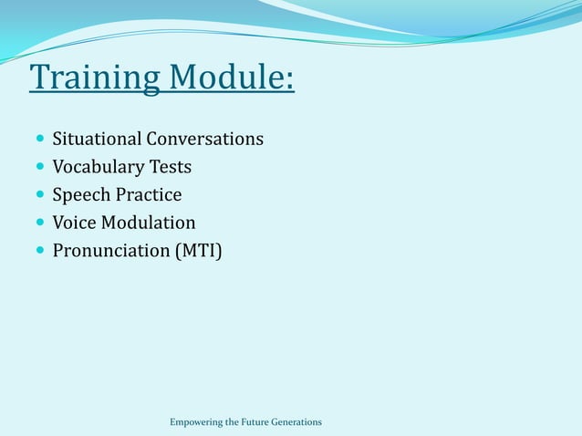 Educare Presentation | PPTX | Workshops and Classes | Hobbies & Interests