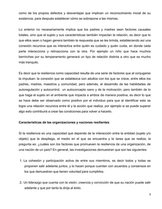 Educar para la resiliencia | PDF