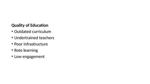 Challenges in Education Tpday - Access and Equity | PPTX
