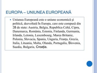 Educatia in statele Uniunii Europene | PPTX