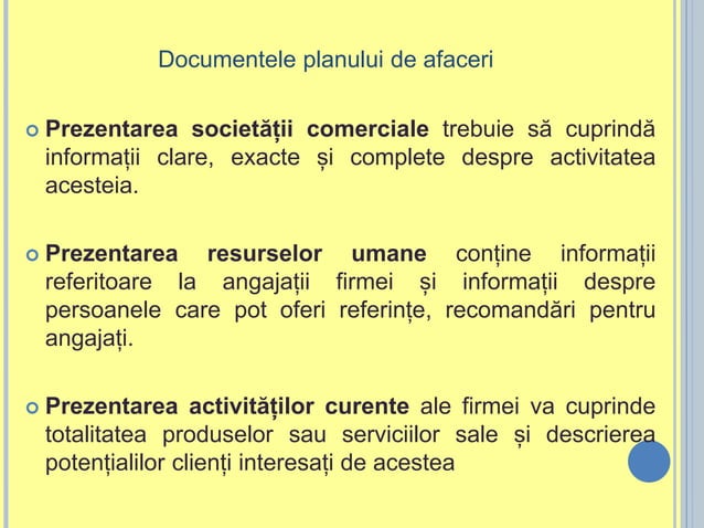 Educatie antreprenoriala ADS-an-IV - Plan de afaceri | PPT