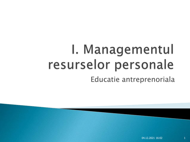 Educatie antreprenoriala | PPT