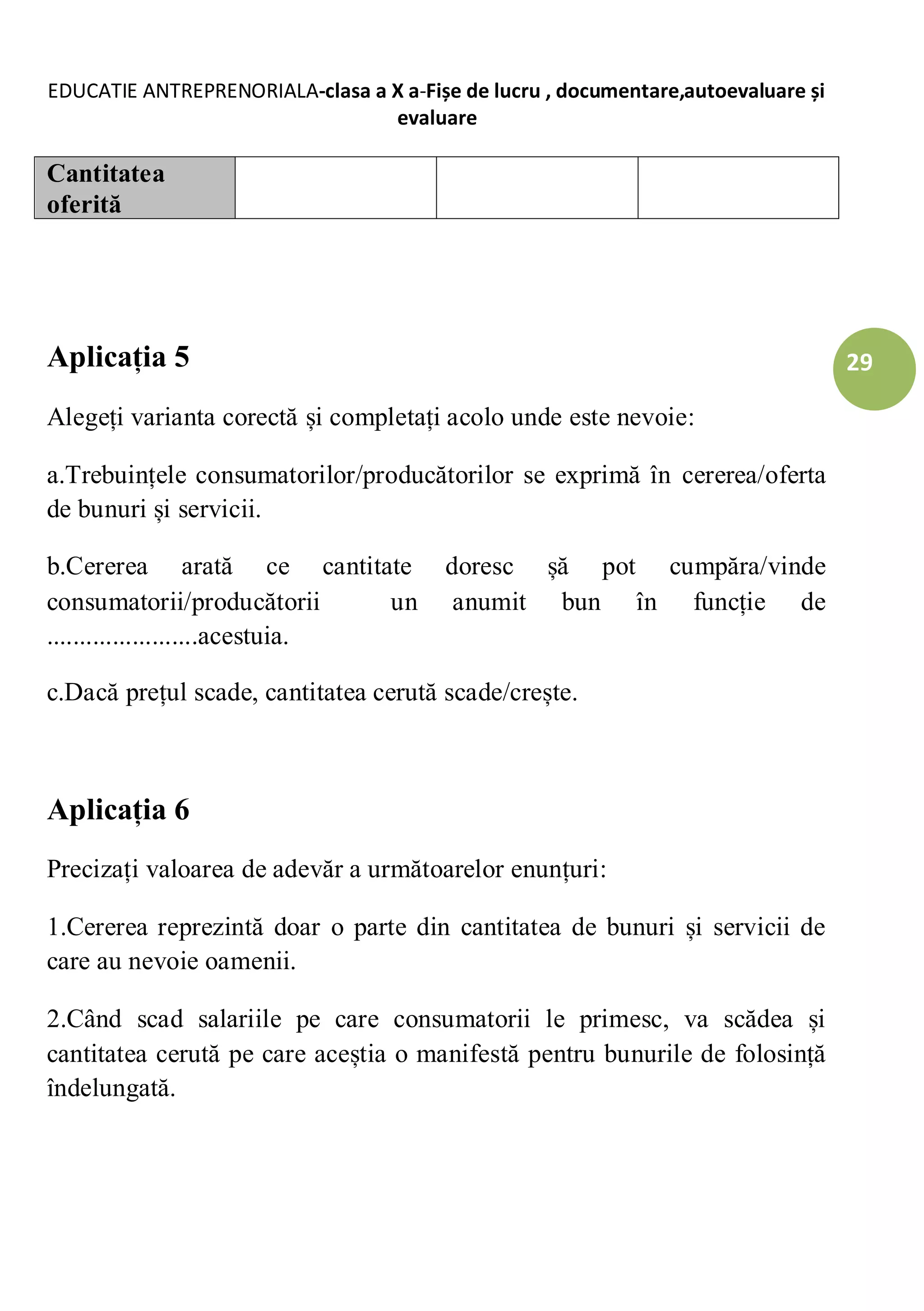 Educatie antreprenoriala caiet de_lucru | PDF