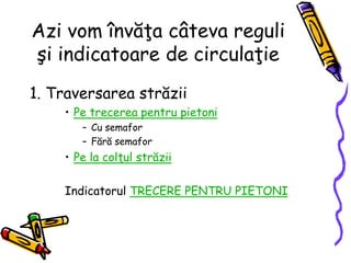 Educatie rutieră. Reguli. | PPT
