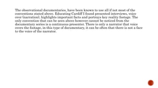 Educating cardiff ppt | PPTX