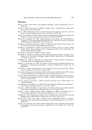 Educating highly competent and principled hr ijhrdm | PDF