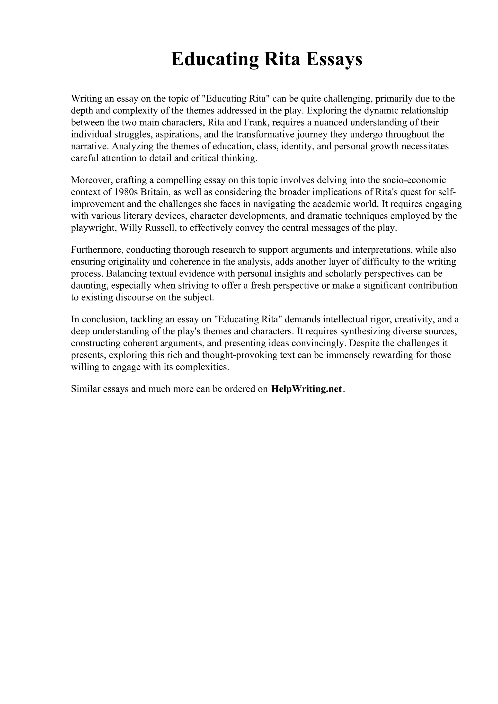 Educating Rita Essays.pdf